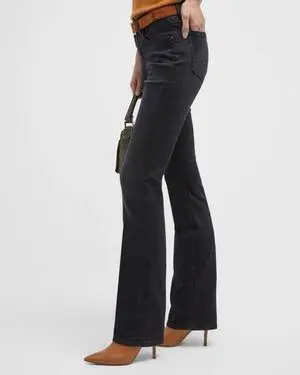 Lafayette 148 New York Mercer Kick Flare Jean - Gray