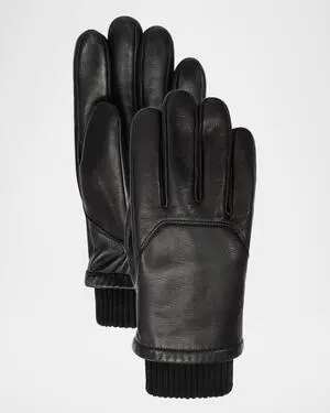 Canada Goose Workman Leather Tech Gloves - Black