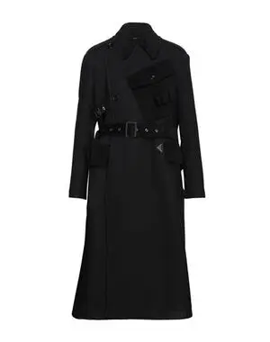 Dolce & Gabbana Coat In Virgin Wool, Cotton, And Lambskin