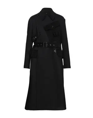 Dolce & Gabbana Coat In Virgin Wool, Cotton, And Lambskin