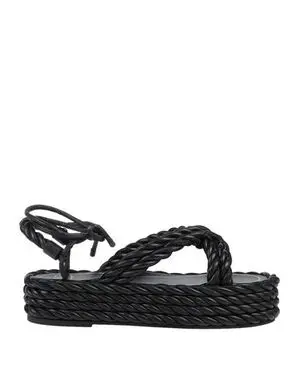 Valentino Garavani Leather Flatform Sandals
