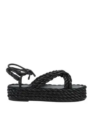 Valentino Garavani Leather Flatform Sandals