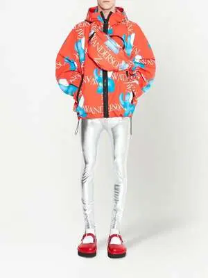 JW Anderson Elephant-print Oversized Hooded Jacket