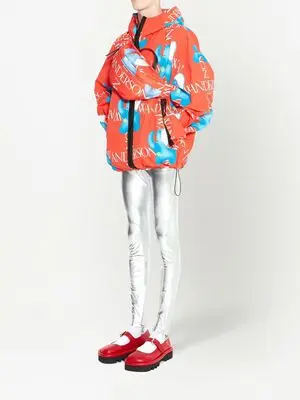 JW Anderson Elephant-print Oversized Hooded Jacket