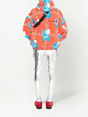 JW Anderson Elephant-print Oversized Hooded Jacket