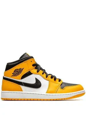JORDAN Air 1 Mid Taxi Sneakers - Yellow