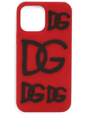 Dolce & Gabbana Logo-embossed Iphone 13 Pro Max Case - Red