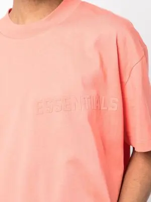 Fear Of God Embossed-logo T-shirt - Pink