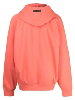 Fear Of God Logo-print Cotton Hoodie - Pink