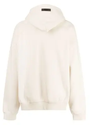 Fear Of God Logo-print Hoodie - Neutrals