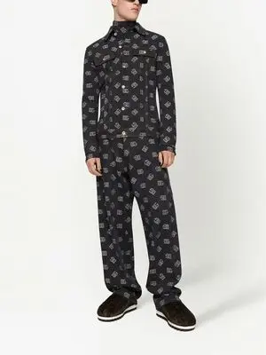 Dolce & Gabbana Dg Jacquard Long-sleeve Shirt