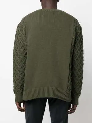 PRESIDENT’S President's Cable-knit Crew Neck Jumper