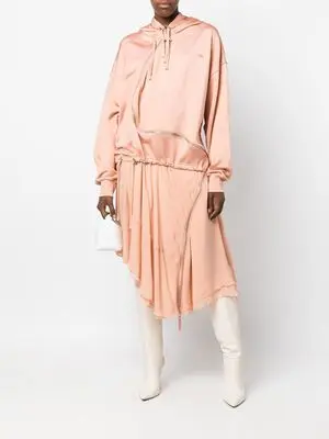 DIESEL® Asymmetric Jumper Dress - Pink