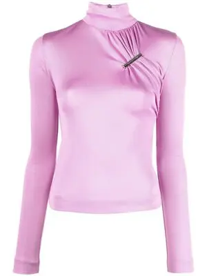 1017 Alyx 9sm Gathered Clip-design Top