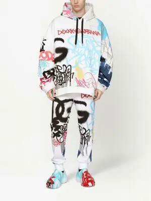 Dolce & Gabbana Graffiti-print Hoodie