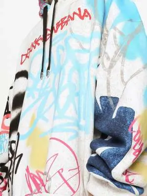 Dolce & Gabbana Graffiti-print Hoodie
