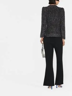 Alberta Ferretti Metallic Knitted Jacket