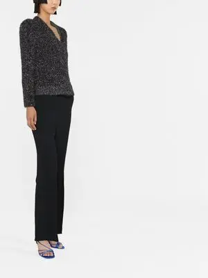 Alberta Ferretti Metallic Knitted Jacket