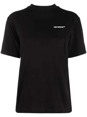 Off-White Logo Print Short-sleeve T-shirt - Black