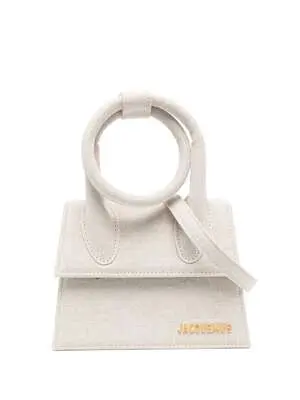 Jacquemus Le Chiquito Noeud Tote - Neutrals