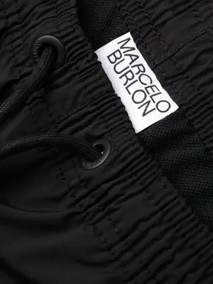 COUNTY OF MILAN Knee-length Swim Shorts - Black