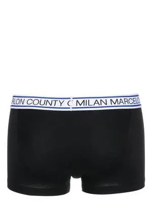 COUNTY OF MILAN Logo-waistband Boxers