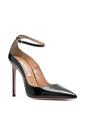 AQUAZZURA Love Affair 105mm Ankle Strap Pumps