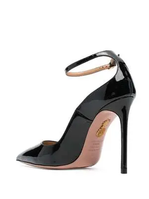 AQUAZZURA Love Affair 105mm Ankle Strap Pumps