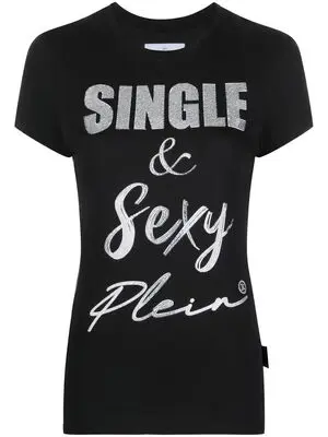 Philipp Plein Slogan Print Tops