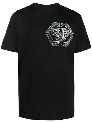 Philipp Plein Logo-print Short-sleeve T-shirt - Black