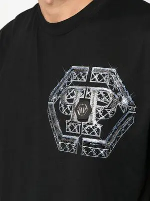 Philipp Plein Logo-print Short-sleeve T-shirt - Black