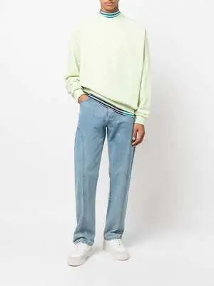 Sunnei Embroidered Logo Sweatshirt - Green