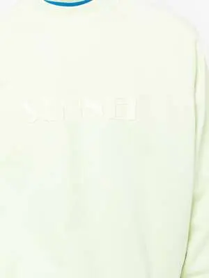 Sunnei Embroidered Logo Sweatshirt - Green