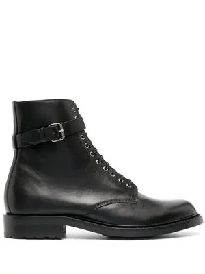 Saint Laurent 20mm Army Buckle Boots
