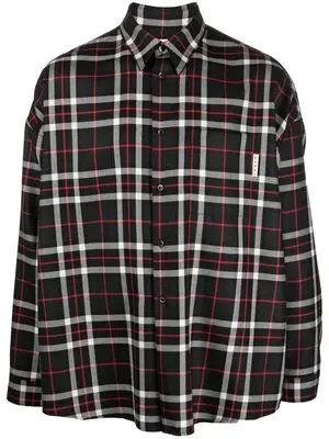 Marni Tartan Button-down Shirt