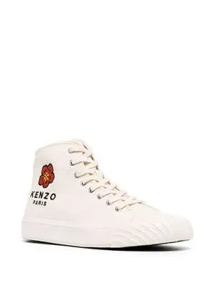 Kenzo Logo-embroidered High-top Sneakers