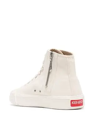 Kenzo Logo-embroidered High-top Sneakers