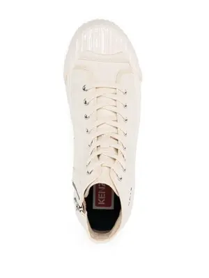 Kenzo Logo-embroidered High-top Sneakers