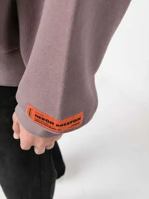 Heron Preston Graphic Print Crewneck Sweatshirt - Grey