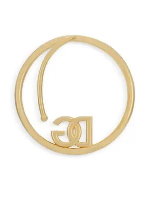 Dolce & Gabbana Dg Logo Hoop Earrings