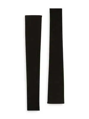 Dolce & Gabbana Logo Plaque Fingerless Gloves