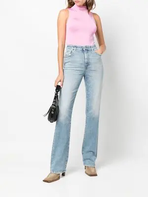 DIESEL® High-waisted Flared Jeans