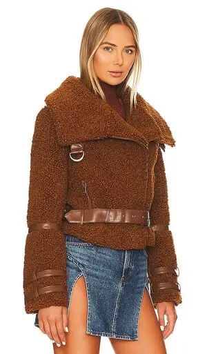 Tularosa Bailey Moto Jacket - Cappuccino