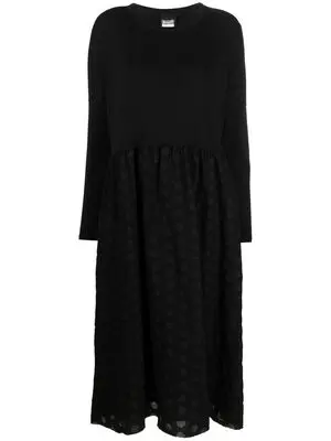 Kristensen Du Nord Woollen Shift Dress - Black
