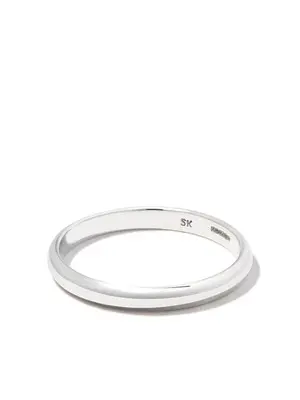 SPINELLI KILCOLLIN 18kt White Gold Half Round Ring - Silver