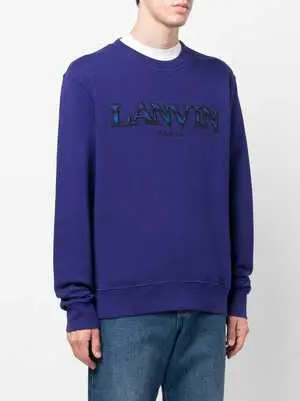 LANVIN Embroidered Logo Sweatshirt