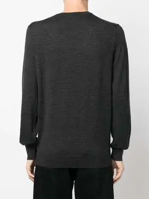 Polo Ralph Lauren Embroidered Knit Jumper - Grey