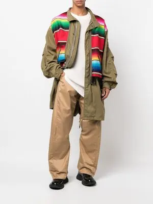 Junya Watanabe Panelled Midi Coat