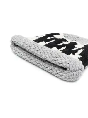Kenzo Zigzag Knit Beanie