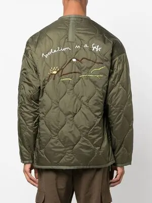 President's Embroidered Quilted Jacket